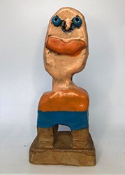 "LILLE GLAD MAND", skulptur - Skulpturer - Galleri Python